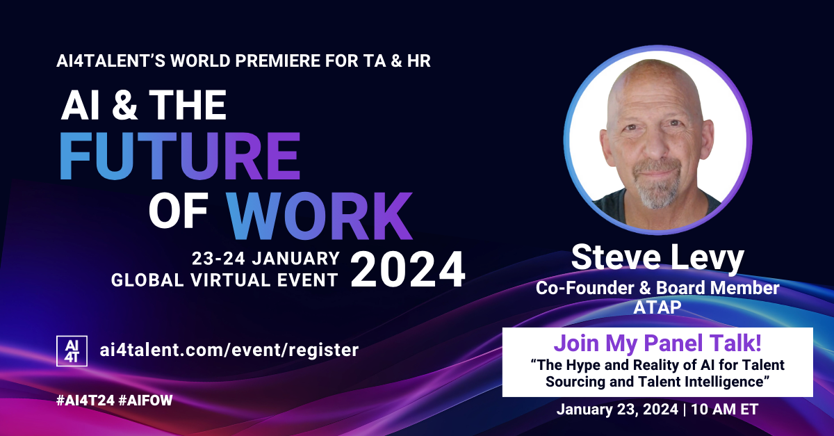 Steve Levy - AI4Talent | The Global Virtual Event